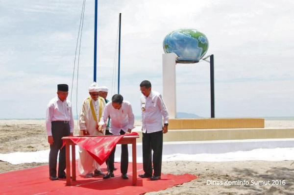 Presiden RI dan Gubsu Resmikan Tugu Titik Nol Islam Nusantara Di ...